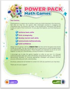 Family Math Night – Karyn's Blog