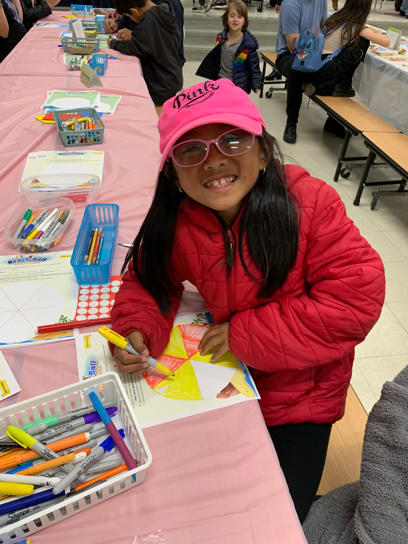 Beach Ball Fractions - A Family Math Night Activity - Karyn's Blog